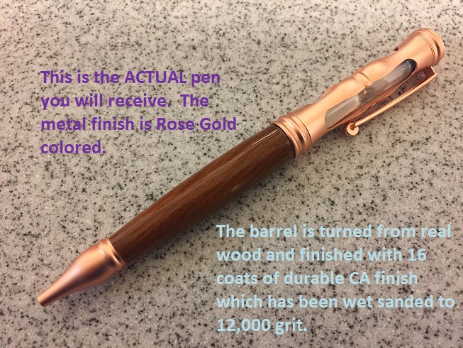 Custom Crafted Wooden Ink Pens